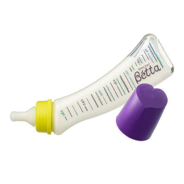ドクターベッタ哺乳びん ブレイン GB4-280ml Button ボトル：耐熱ガラス製 Doctor Betta ほ乳びん ほ乳瓶 哺乳瓶 ...
